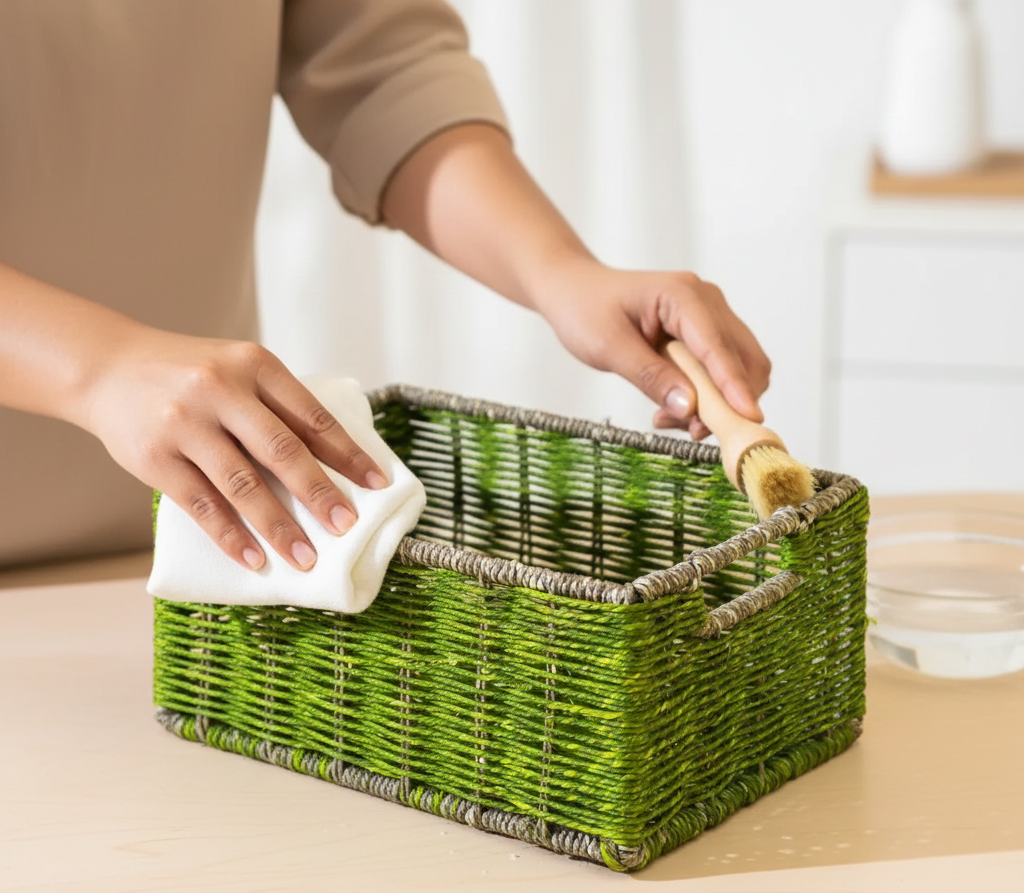 How to clean wicker baskets – Karmakriti India